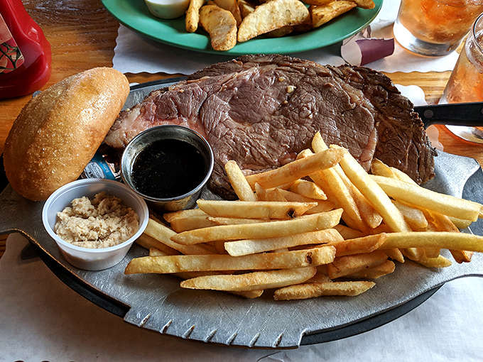 A prime rib dinner that would make any carnivore swoon &ndash; perfectly roasted, generously portioned, and served with classic sides.