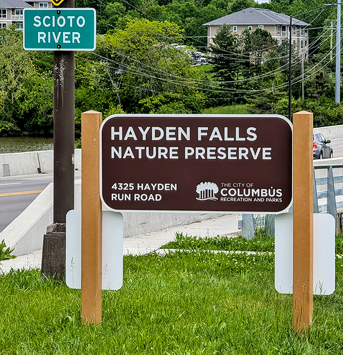 The welcoming gateway to Columbus' hidden natural treasure – where urban life pauses and wilderness adventure begins.