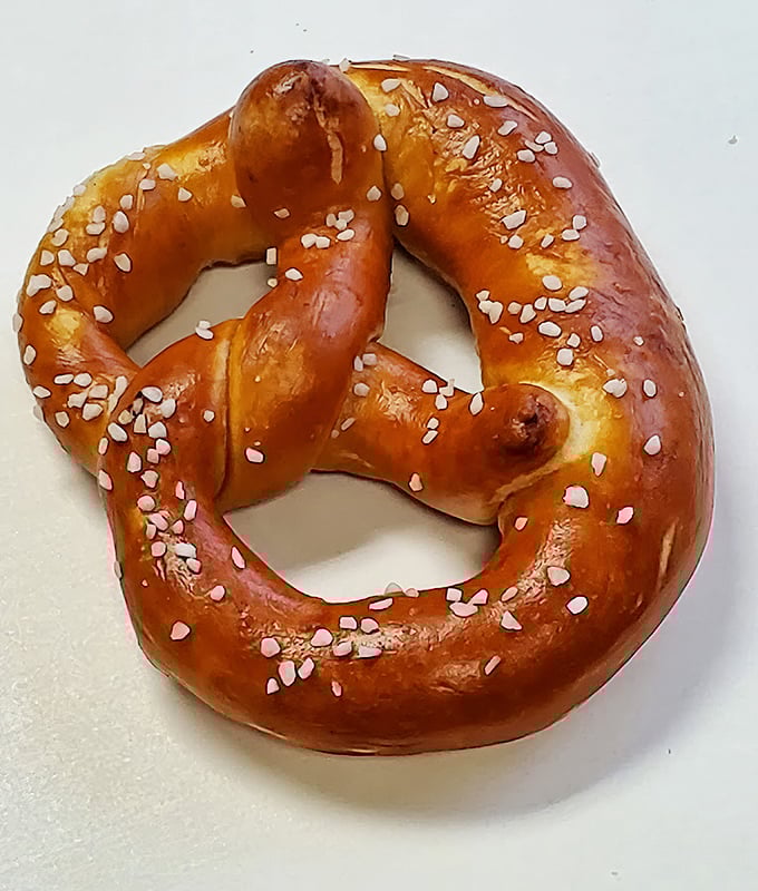 Single Soft Pretzel: This golden-brown masterpiece isn't just a pretzel&mdash;it's a hand-twisted work of art that puts mall pretzels to shame.