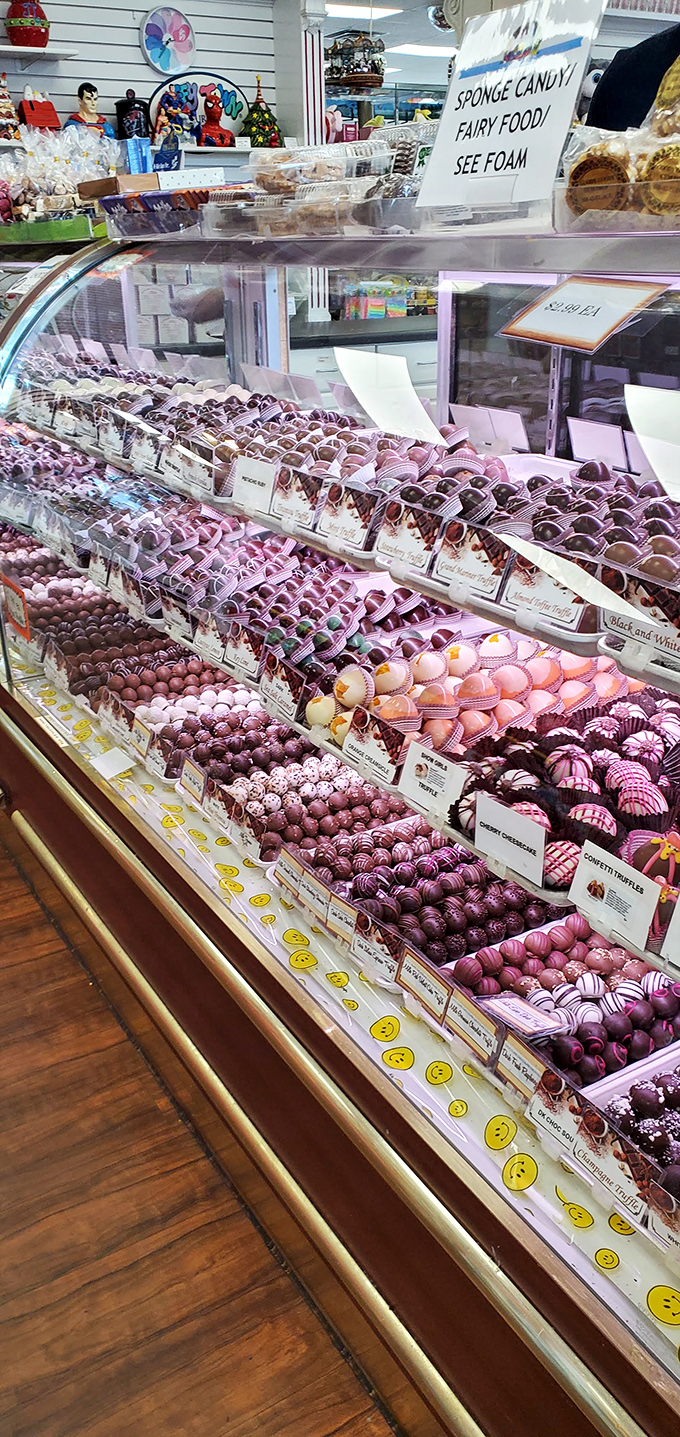 "Sponge Candy/Fairy Food/Sea Foam" &ndash; mysterious regional delicacies that prove Wisconsin takes its sugar architecture very seriously indeed.