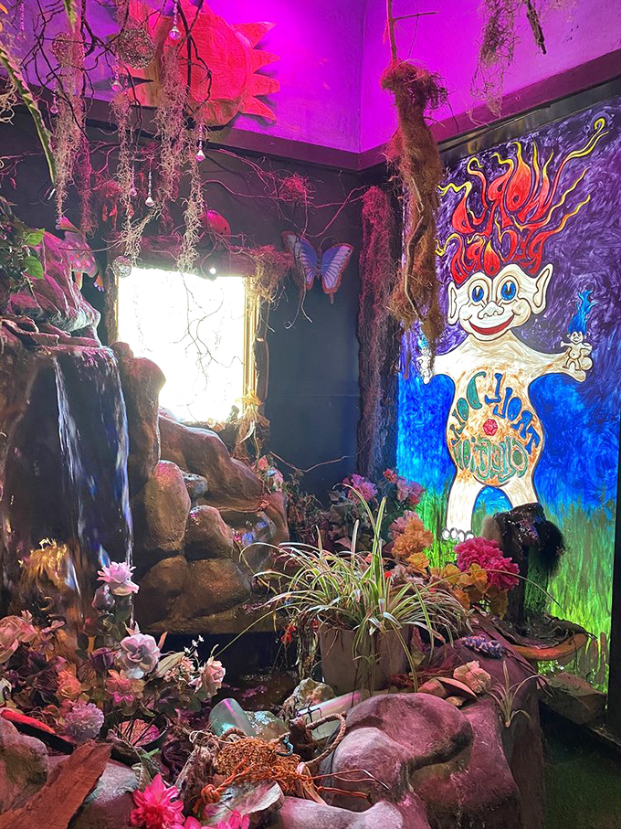 This enchanted corner proves that with enough creativity, trolls can inhabit their own magical ecosystem.