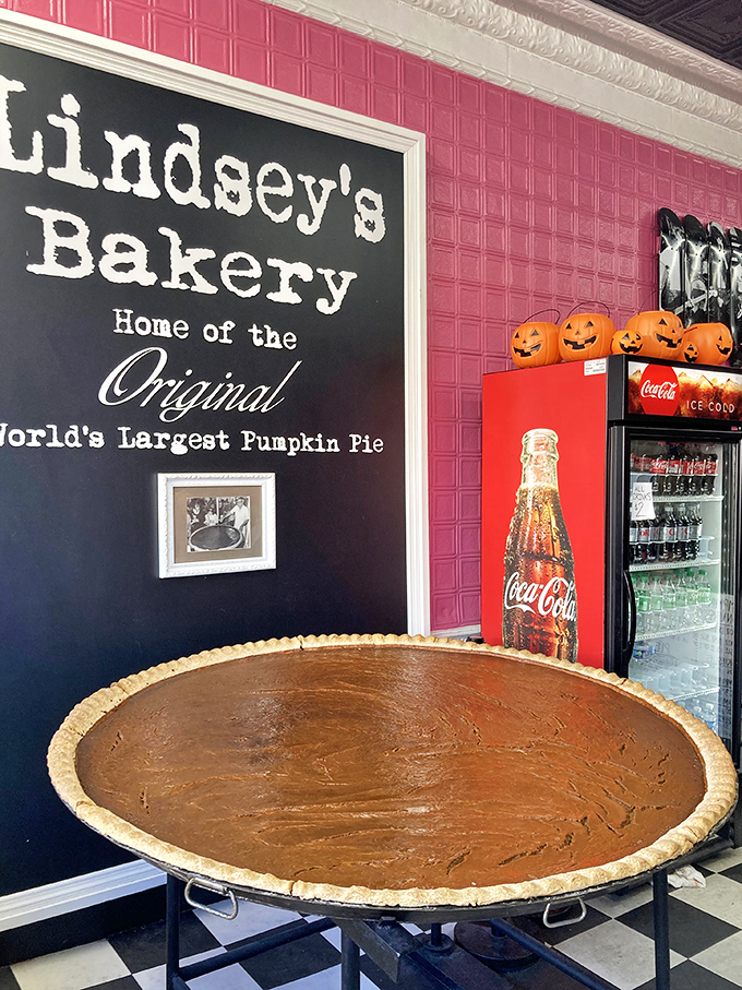 Behold the legendary "World's Largest Pumpkin Pie" &ndash; not just a dessert, but a monument to pumpkin passion that draws pilgrims year-round.