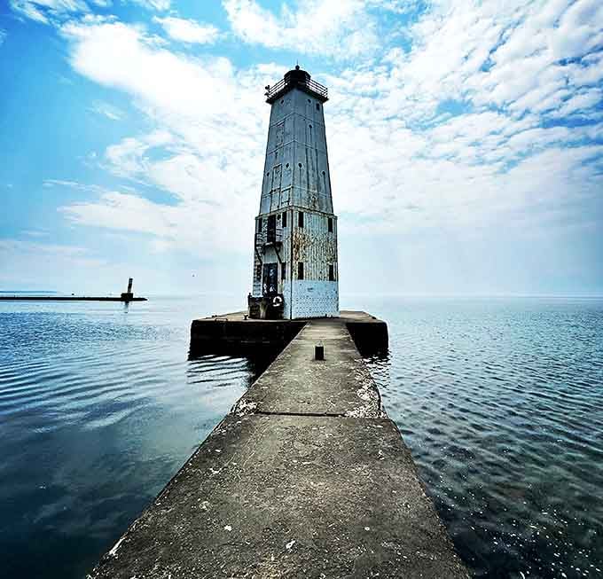 Closer View: The weathered walkway leads to maritime history &ndash; just watch your step unless "swimming with the fishes" is on your bucket list.