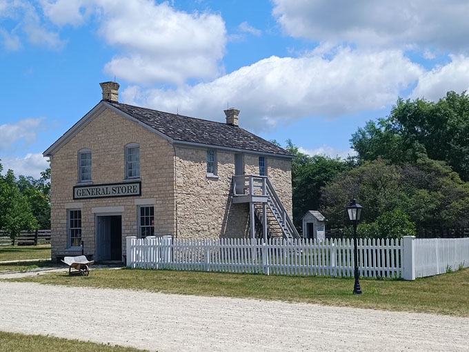 Step back in time at this meticulously preserved general store, where penny candy memories linger in the air.