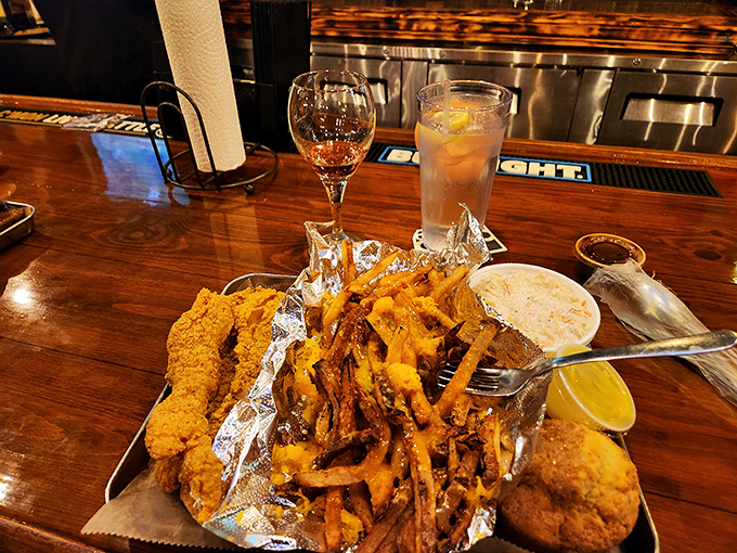 Loaded fries that make nutritionists weep and food photographers swoon &ndash; a mountain of crispy potatoes transformed into a celebration of excess.