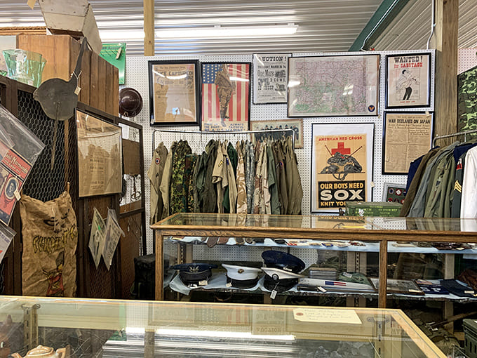 Military memorabilia and vintage uniforms transport visitors back to different eras of American service, offering tangible connections to the brave individuals who wore them decades ago.