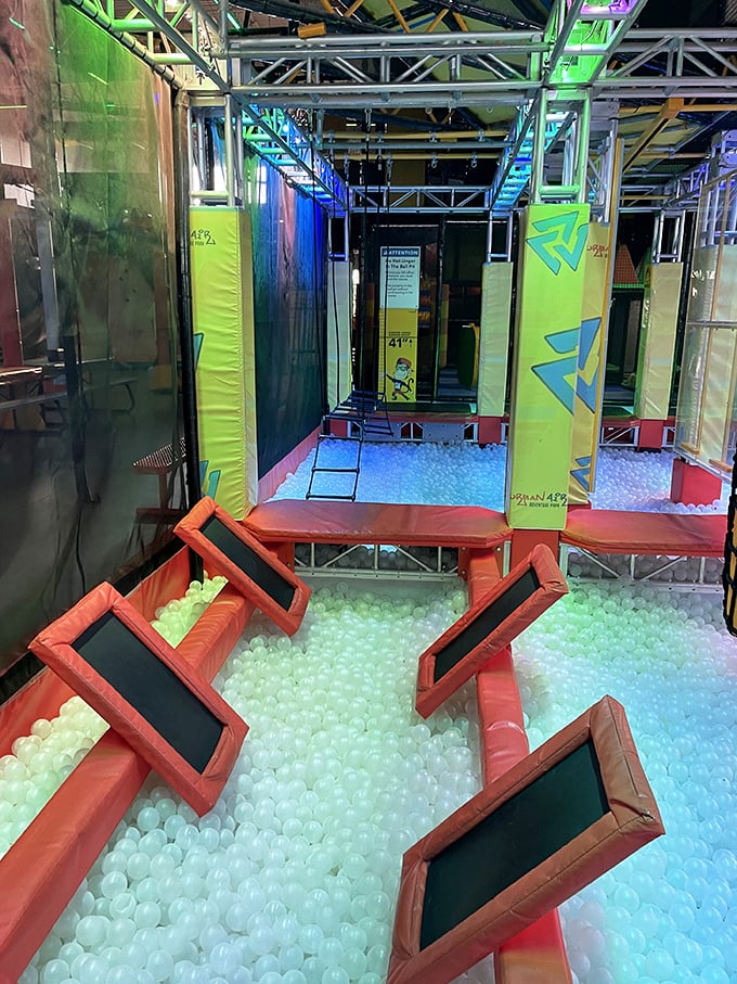 This obstacle course doesn't care about your age or dignity &ndash; it only asks if you're brave enough to try and agile enough to succeed.