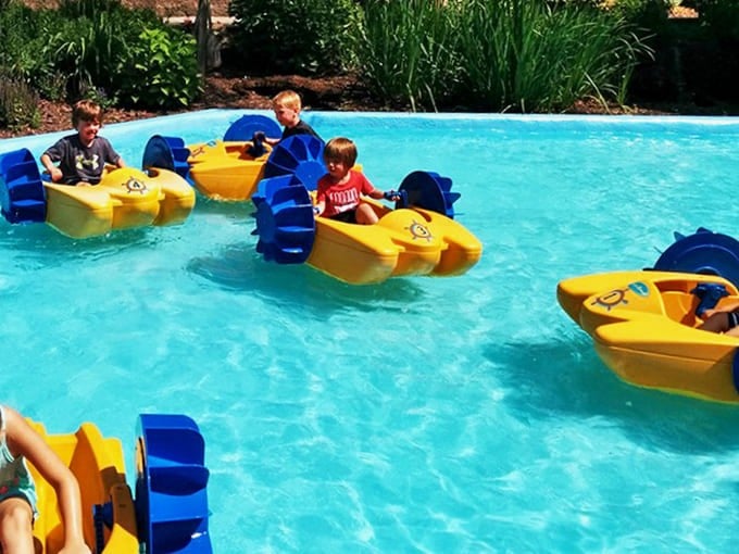 These swan-shaped paddle boats offer a peaceful respite from adventure, where families create ripples across the water and memories across time.