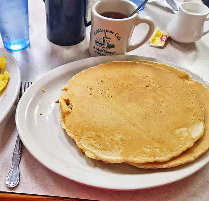 Golden pancakes that practically float off the plate &ndash; the perfect canvas for rivers of maple syrup and melting butter.