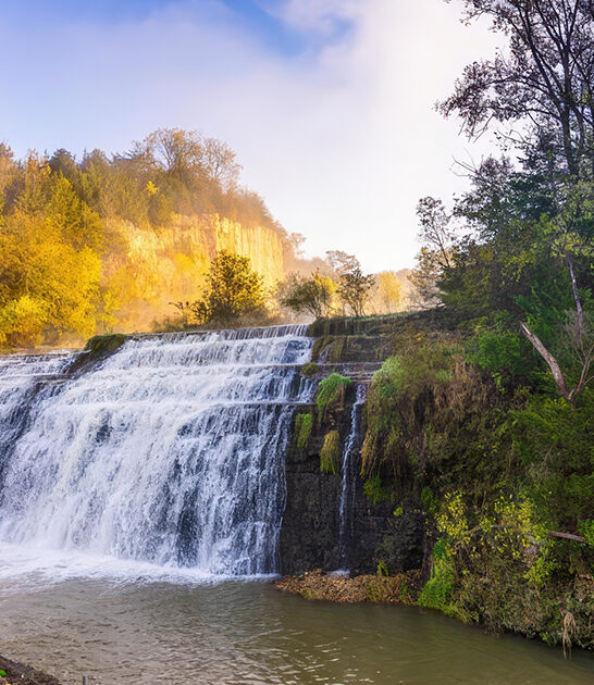 40 foot waterfall illinois ftr