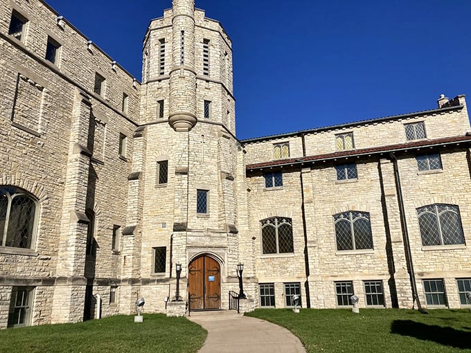 The History Museum at the Castle's impressive stone exterior and octagonal tower bring medieval architecture to downtown Appleton.