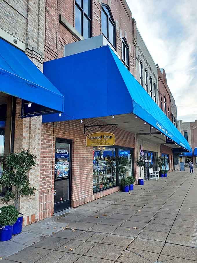 That eye-catching blue exterior is impossible to miss, which is perfect because you absolutely shouldn't miss what's inside.