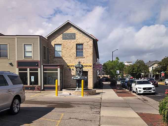 Located in downtown Middleton, the museum's storefront invites visitors to discover thousands of mustard varieties from around the world.
