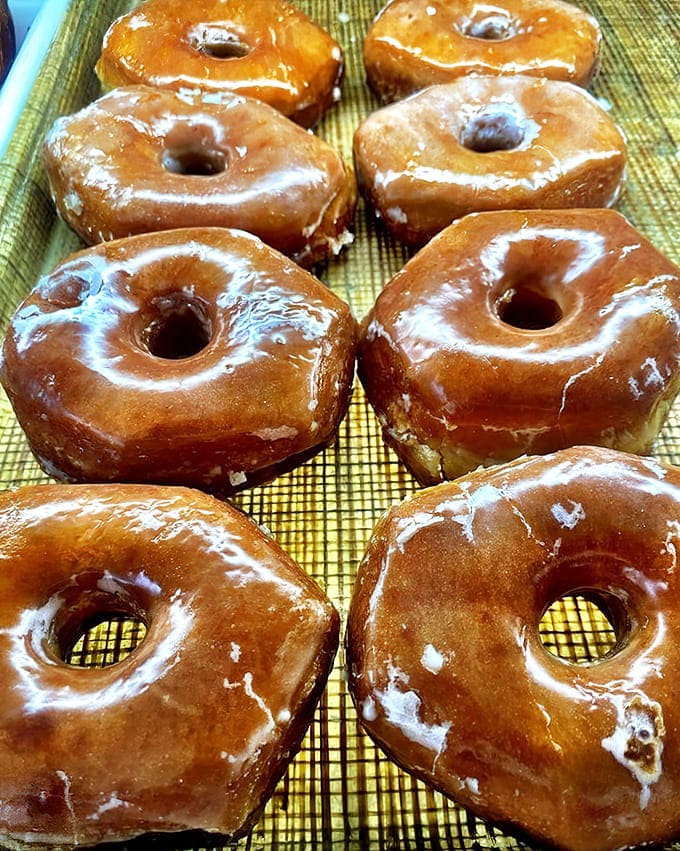 These aren't just donuts&mdash;they're golden rings of joy arranged in formation, waiting to make someone's ordinary day extraordinary.