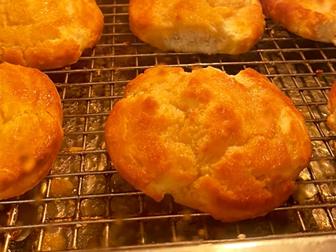 These aren't just biscuits&mdash;they're buttery clouds of heaven, with a golden crust that shatters delicately to reveal a steamy, tender interior.