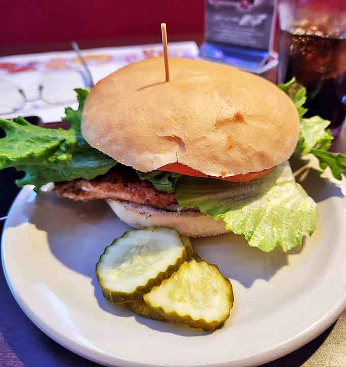 The Cajun chicken sandwich brings just enough heat to make things interesting, like that one friend who always livens up the party.