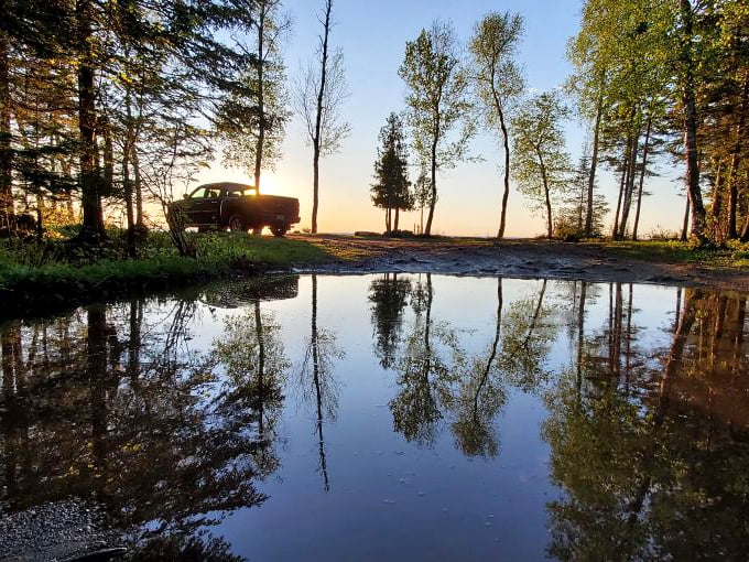 As day fades to dusk, visitors find solitude in this remote paradise, where vehicles are rare and nature's soundtrack plays uninterrupted.