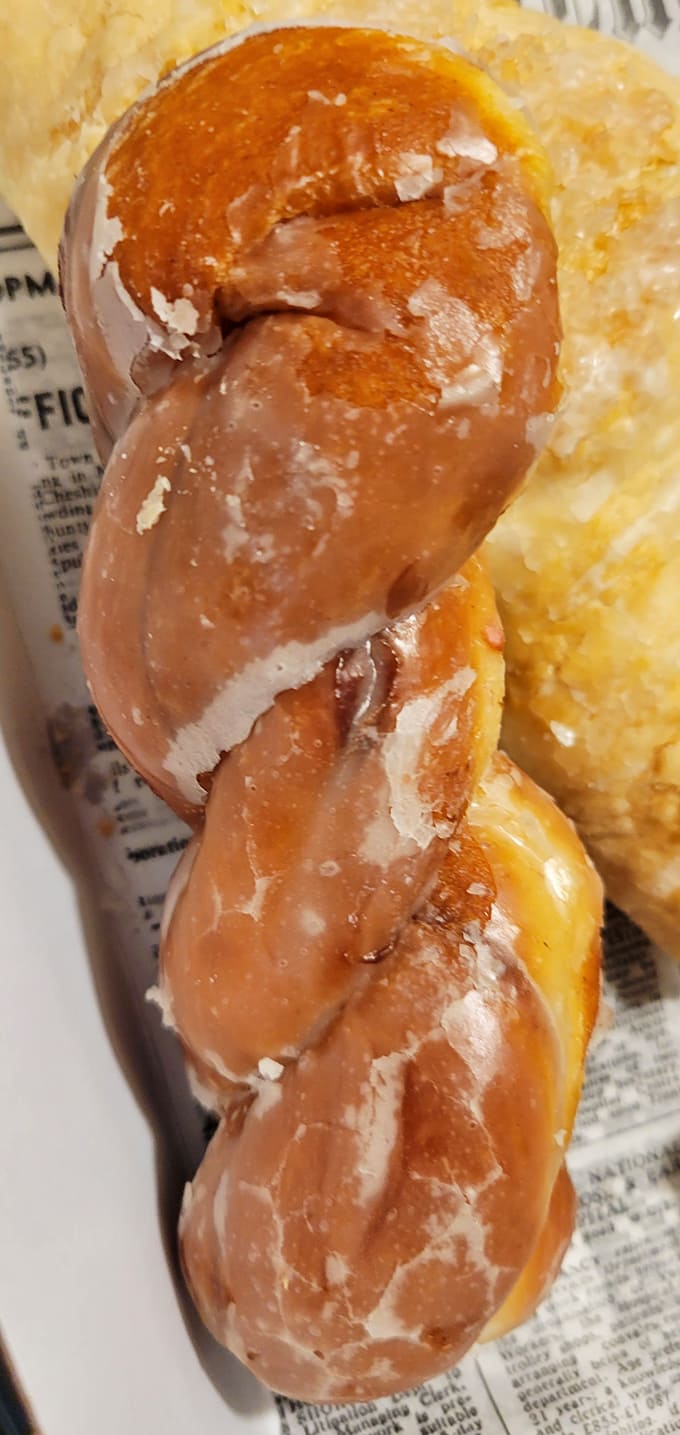 The cinnamon twist is what happens when a donut and a cinnamon roll have a baby, and that baby is raised by very talented bakers with excellent taste.