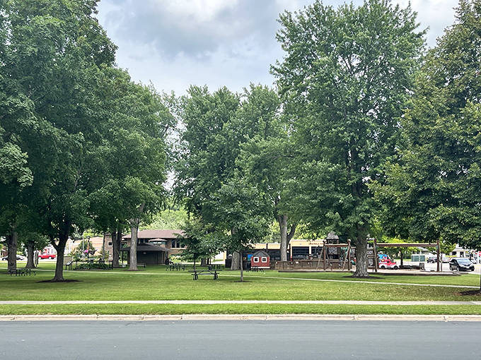 Generations of laughter echo through these shady groves, where families gather for everything from impromptu picnics to summer concert series.