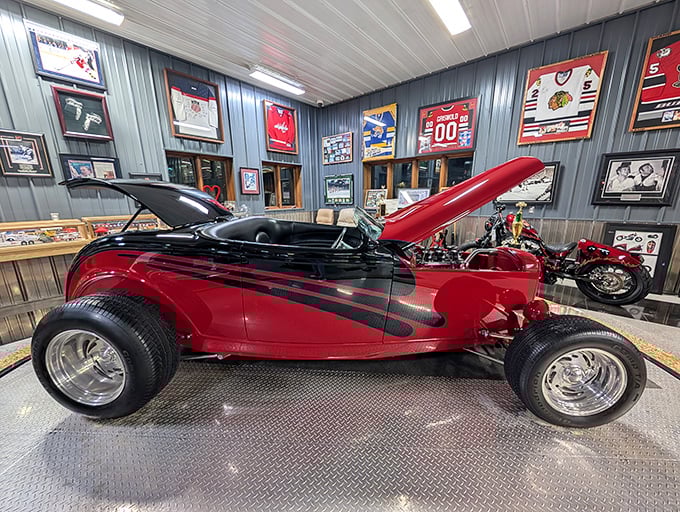 This immaculate hot rod represents American ingenuity at its finest &ndash; taking something old and making it faster, louder, and more beautiful.