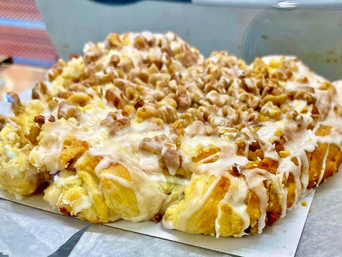 This Danish pastry isn't just breakfast, it's an edible work of art with swirls that would make Van Gogh jealous.