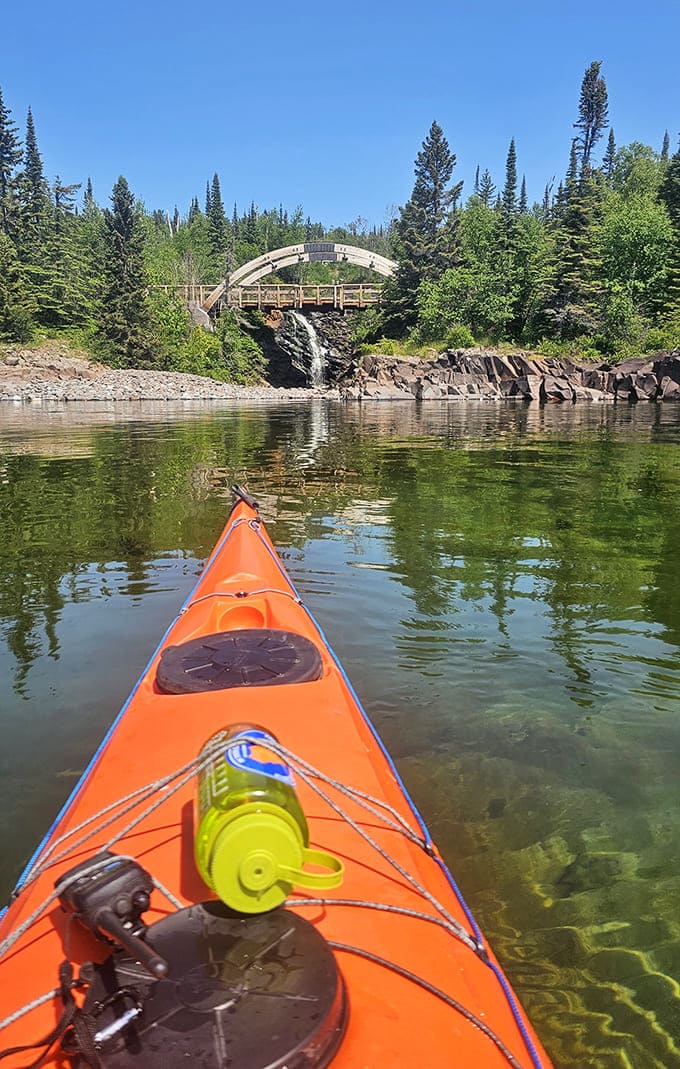 Front-row seats to nature's spectacle from a kayak &ndash; the waterfall equivalent of splurging on orchestra section tickets.