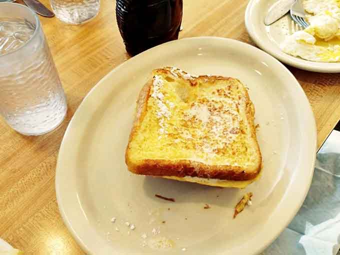This golden-brown French toast isn't trying to be fancy &ndash; it's just trying to make your morning absolutely perfect.