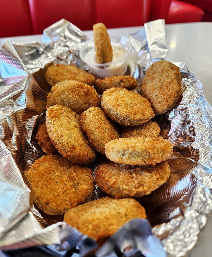 These fried pickle spears aren't just appetizers &ndash; they're crunchy, tangy little time machines that transport you back to simpler times.