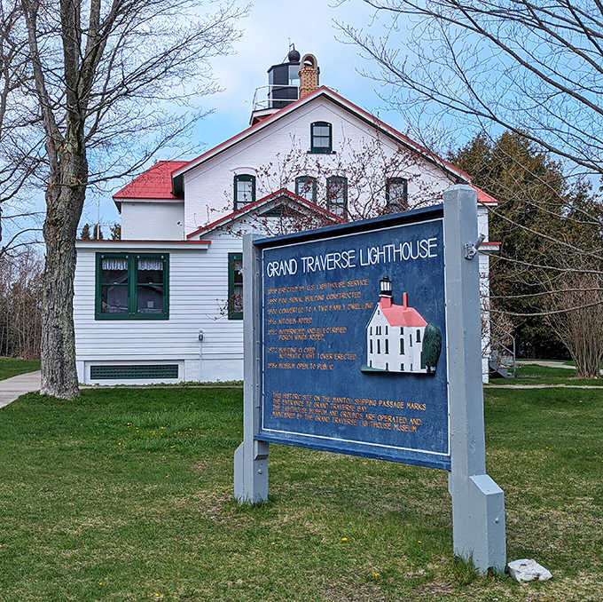 The Grand Traverse Lighthouse has been standing guard since 1852, making it older than your great-grandparents and significantly better maintained.