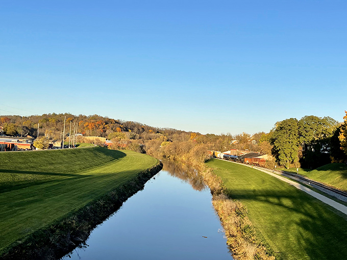 Grant Park transforms into a living history book during reenactments, where canvas tents and uniformed participants bring the past to life.