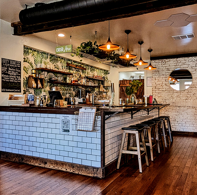 Greenhouse Cafe's plant-filled interior pairs exposed brick with perfect lattes &ndash; where Lebanon's past and present mingle deliciously.