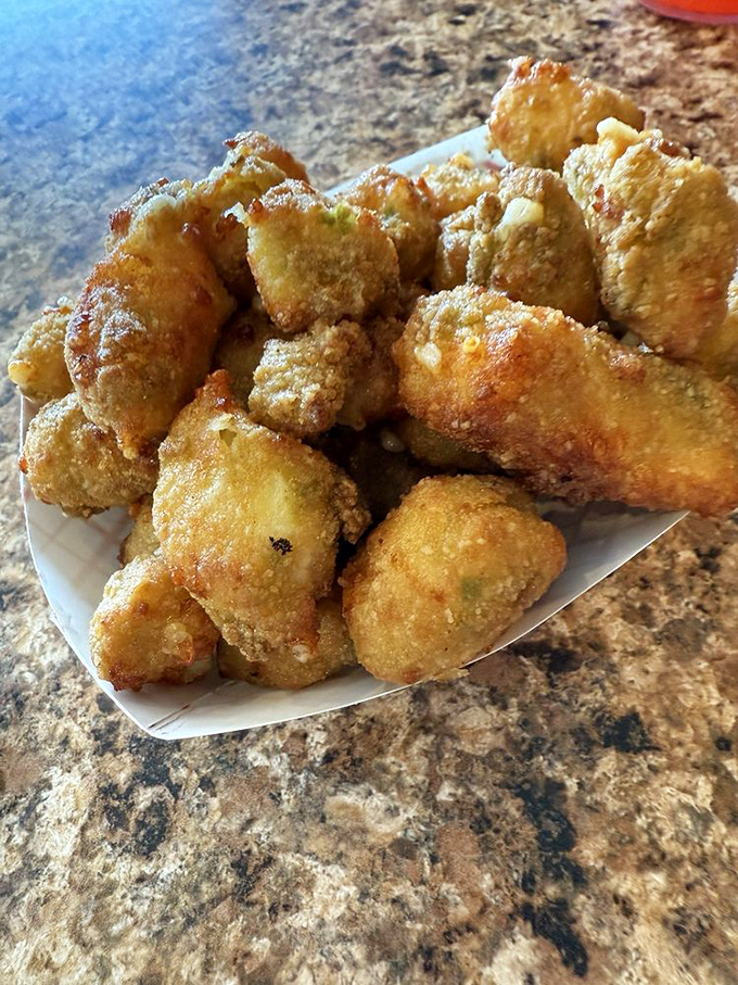 Wisconsin's cheese curds reach their final, perfect form at Mihm's. These jalape&ntilde;o-spiked beauties deliver a one-two punch of heat and dairy delight.