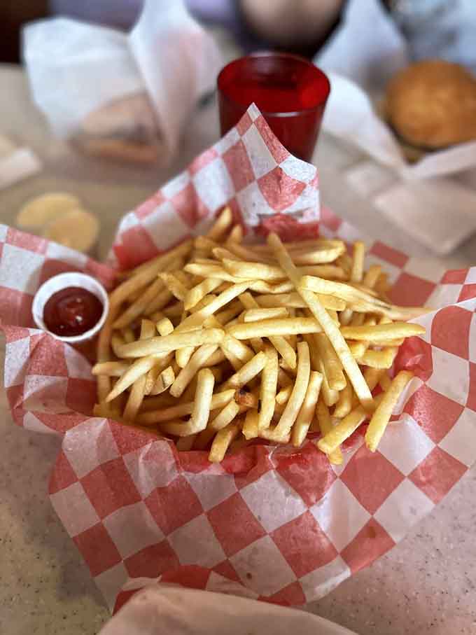 Golden, crispy, and perfectly salted, these fries are the ideal companion for your cheese-filled adventure.