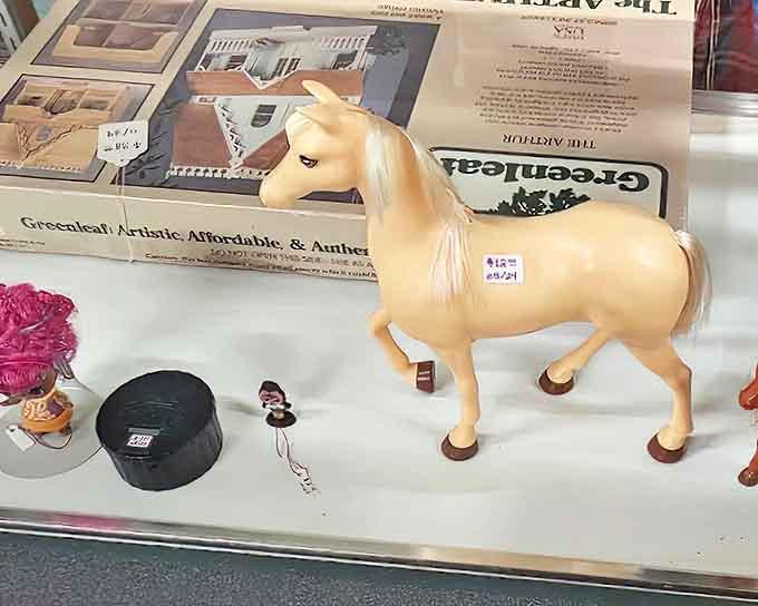 This plastic palomino isn't just a toy &ndash; it's a nostalgic treasure waiting for the right collector to give it a new home on a shelf of cherished memories.