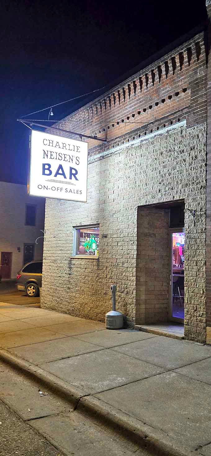 Charlie Neisen's Bar &ndash; where the neon glows warm, the conversations flow freely, and everybody might not know your name yet, but give it five minutes.