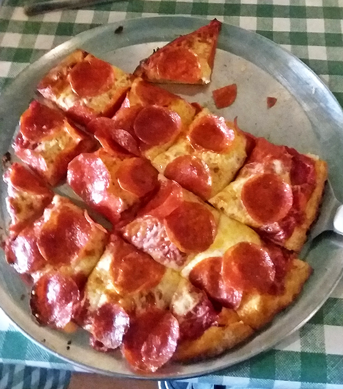 The thin crust pepperoni pizza achieves that magical balance between crispy and chewy &ndash; the holy grail of pizza textures.