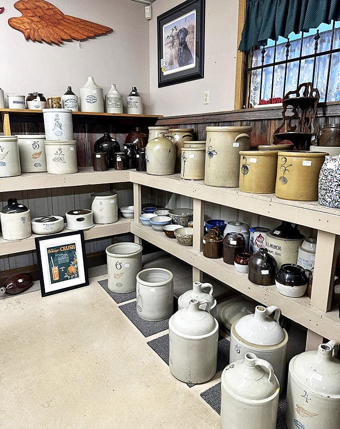 The stoneware crocks corner &ndash; where Minnesota's pickling and preserving past lives on in sturdy, salt-glazed glory.