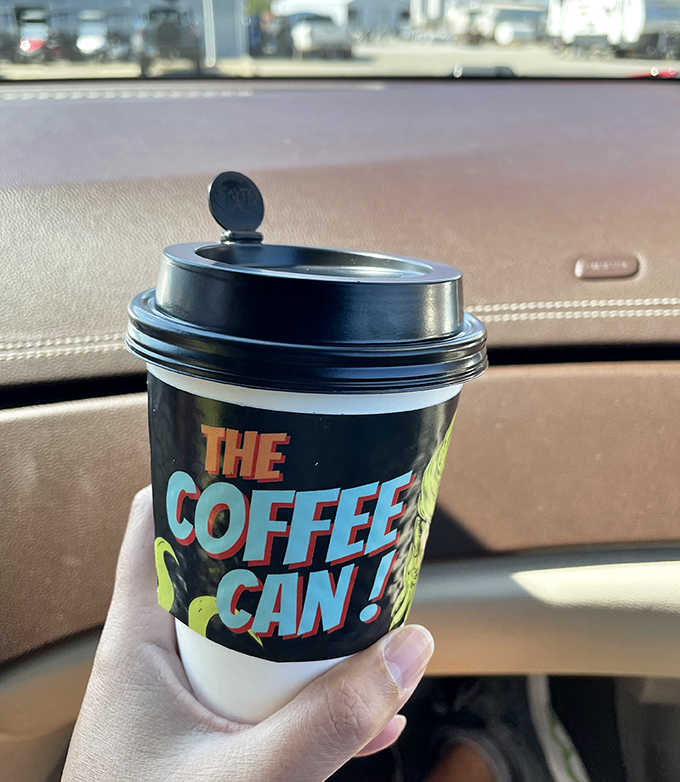 More than just a vessel for caffeine, The Coffee Can's signature cups have become mobile billboards for Taylorville's most beloved brewing spot.