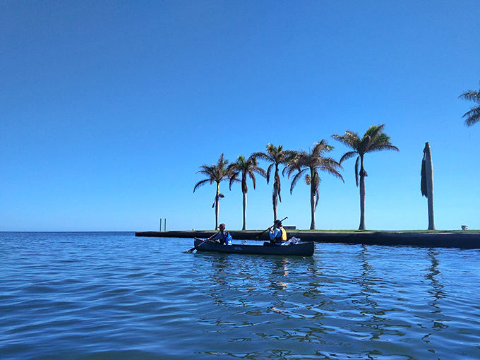 Adventurers paddle through history on Biscayne Bay, where the view hasn't changed much since Tequesta canoes first glided these waters.