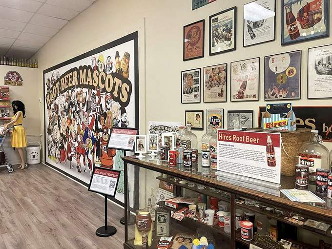 Root beer mascots through the ages gather in this delightful display &ndash; from bears to cowboys, these characters sold America on sweet, fizzy nostalgia.