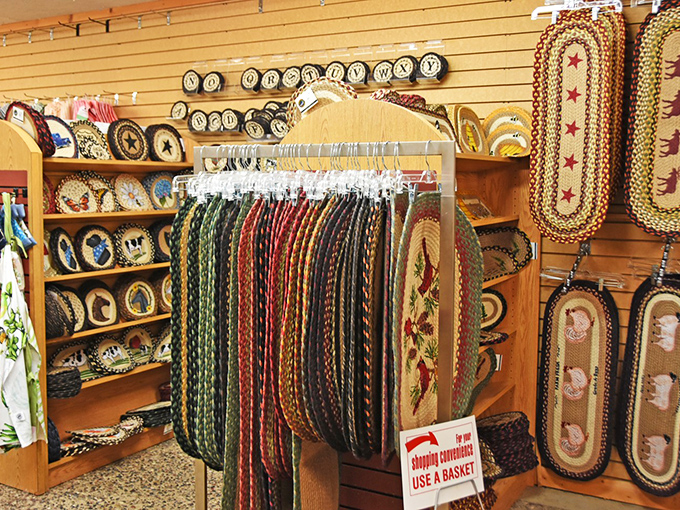 Braided rugs in every color imaginable &ndash; handcrafted with the kind of patience most of us lost somewhere around our third Zoom meeting.