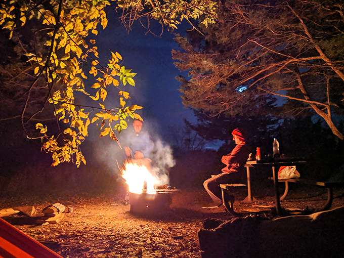 As darkness falls, campfires become the heart of outdoor gatherings, where stories and s'mores create memories that outlast the flames.