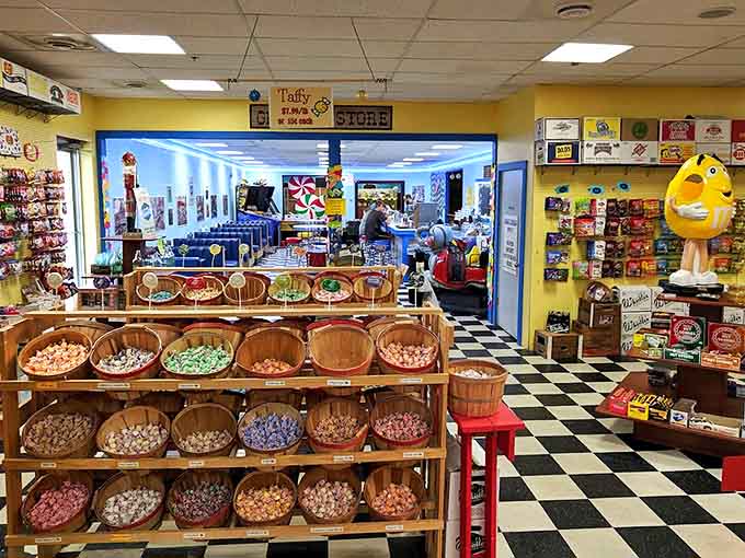 Wooden barrels overflow with colorful jellies &ndash; like pirate treasure, if pirates were obsessed with sugar instead of gold.