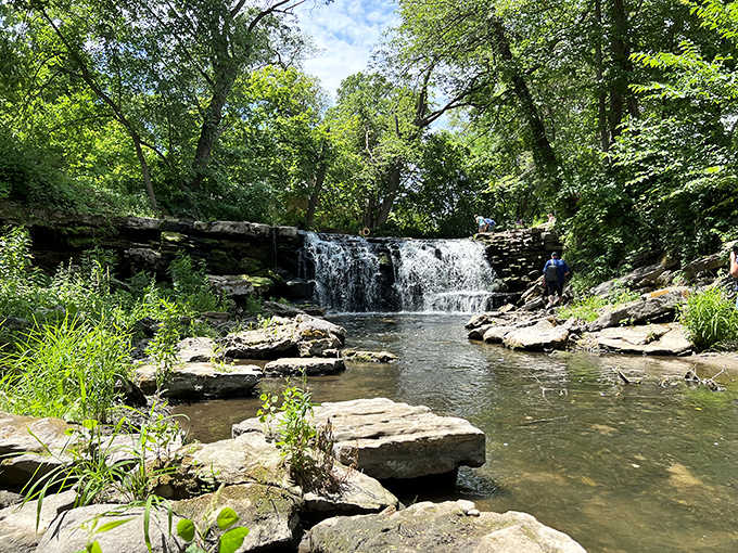 The falls create their own microclimate, where the air feels about ten degrees cooler and 100% more refreshing than wherever you came from.