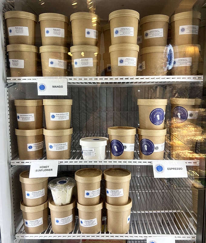 Cold storage never looked so appetizing &ndash; a freezer stocked with flavors from Mango to Honey Sunflower, each promising its own unique journey.