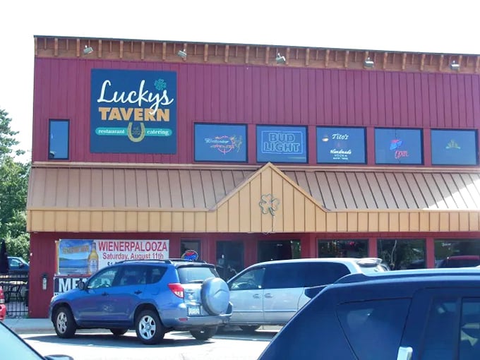 Lucky's Tavern: The kind of place where calories don't count and diet plans go to die happily.
