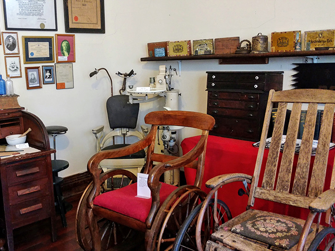 Victorian medical equipment that makes modern doctor visits seem like a spa day &ndash; those wooden wheelchairs weren't exactly built for comfort.