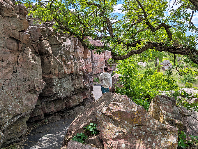The Circle Trail offers spectacular vantage points where the dramatic landscape unfolds like nature's own theater production.