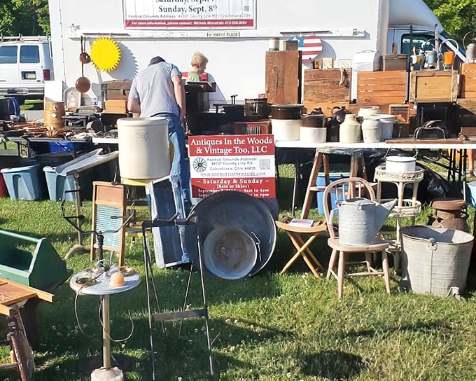 Rustic charm meets practical function – weathered farm equipment and vintage storage solutions find new life in the hands of creative homeowners.