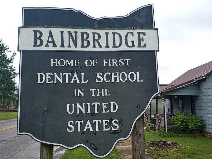 Bainbridge proudly announces itself as dental history central! Who knew teeth could put a small Ohio town on the map?